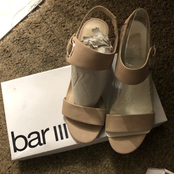 Bar III | Shoes | Bar Iii Birdie City Block Heel Sandals Ankle Stra ...